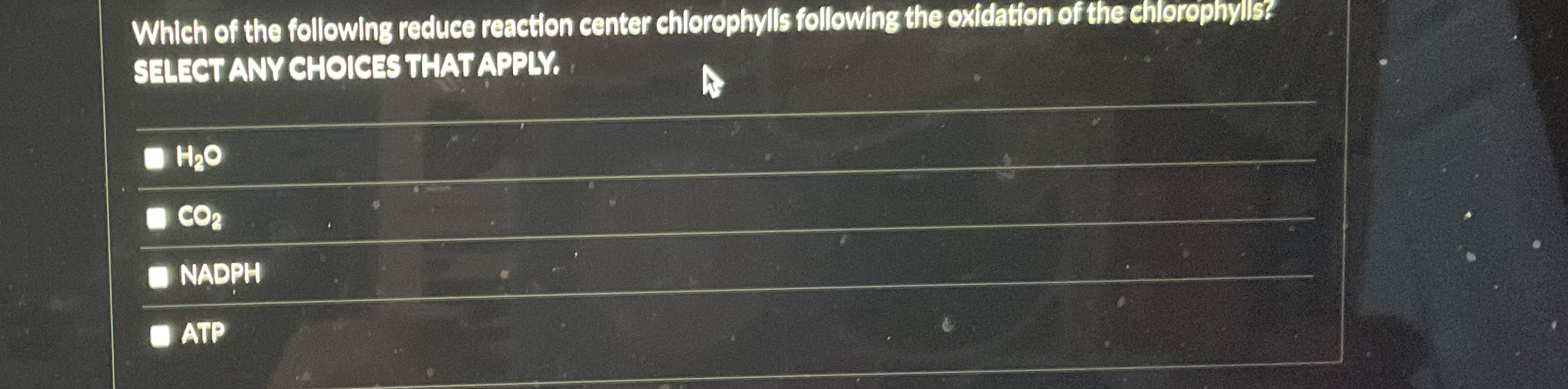 Solved Which of the following reduce reaction center | Chegg.com