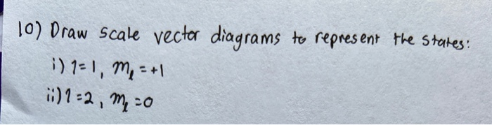 Solved 10) Draw Scale vector diagrams to represent the | Chegg.com