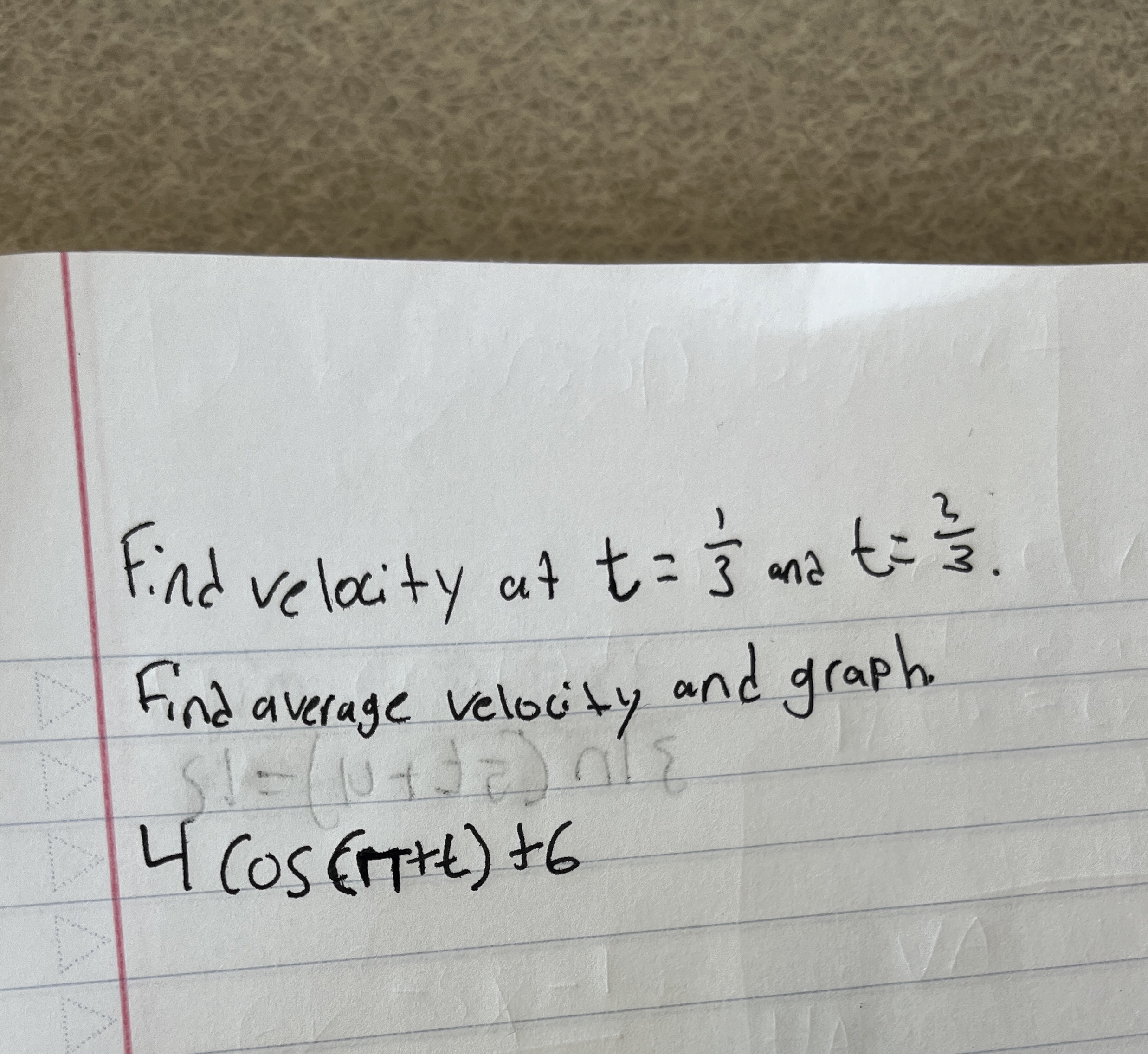 Solved Find velocity at t=13 ﻿and t=23.Find average velocity | Chegg.com