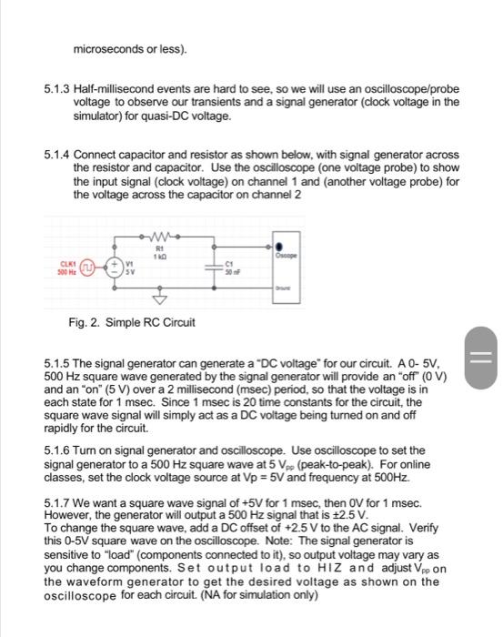 Solved ENGR 2105 Lab 4 - Capacitors and Inductors Transient | Chegg.com
