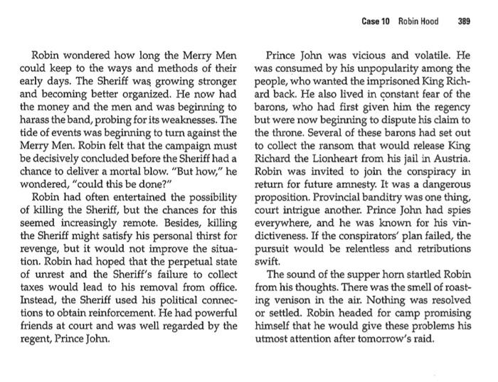 Robin Hood 울ำ JOSEPH LAMPEL City University London It | Chegg.com