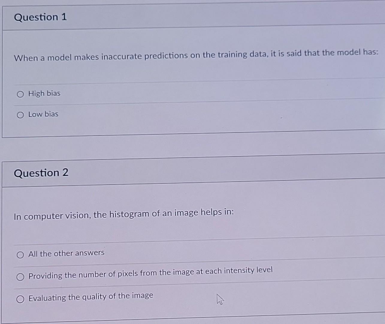 Solved When a model makes inaccurate predictions on the | Chegg.com