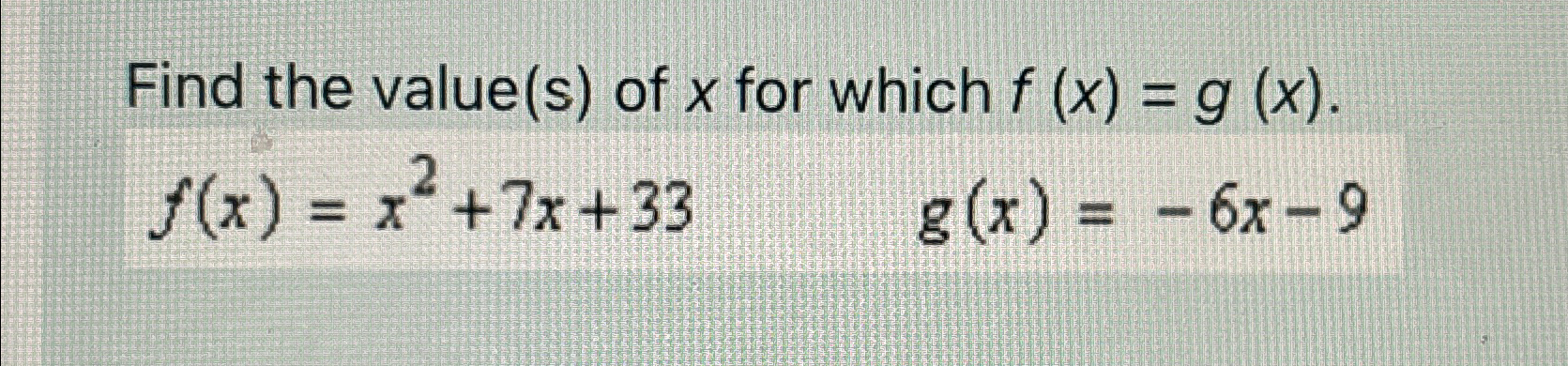 Solved Find the value(s) ﻿of x ﻿for which | Chegg.com