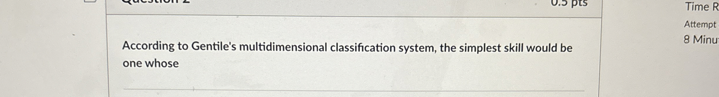 Solved According to Gentile's multidimensional | Chegg.com