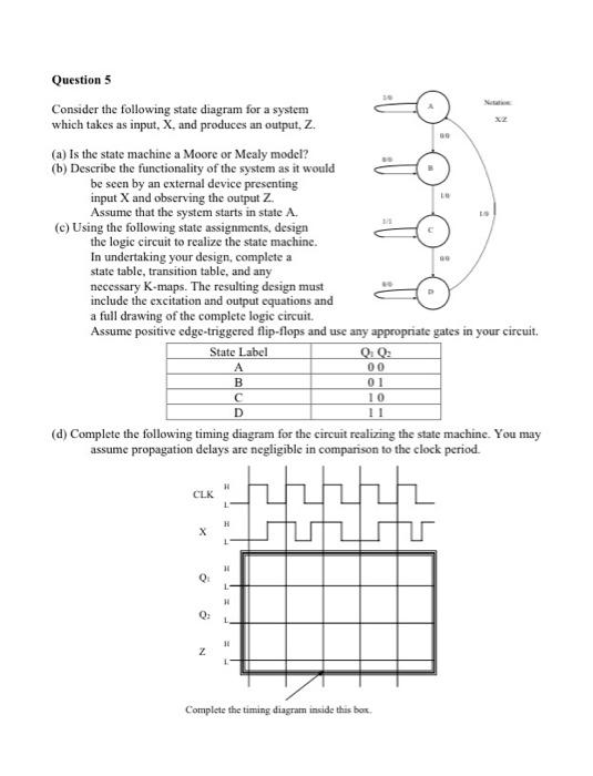 Solved Consider the following state diagram for a system | Chegg.com