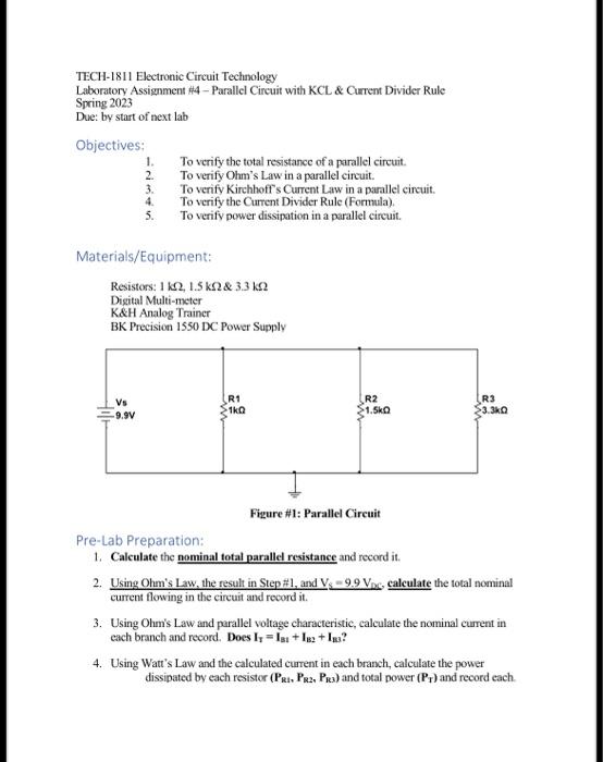 Solved Procedure A: 1. Measure each resistor and record the | Chegg.com