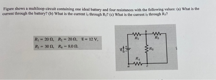 Solved Figure shows a multiloop circuit containing one ideal | Chegg.com