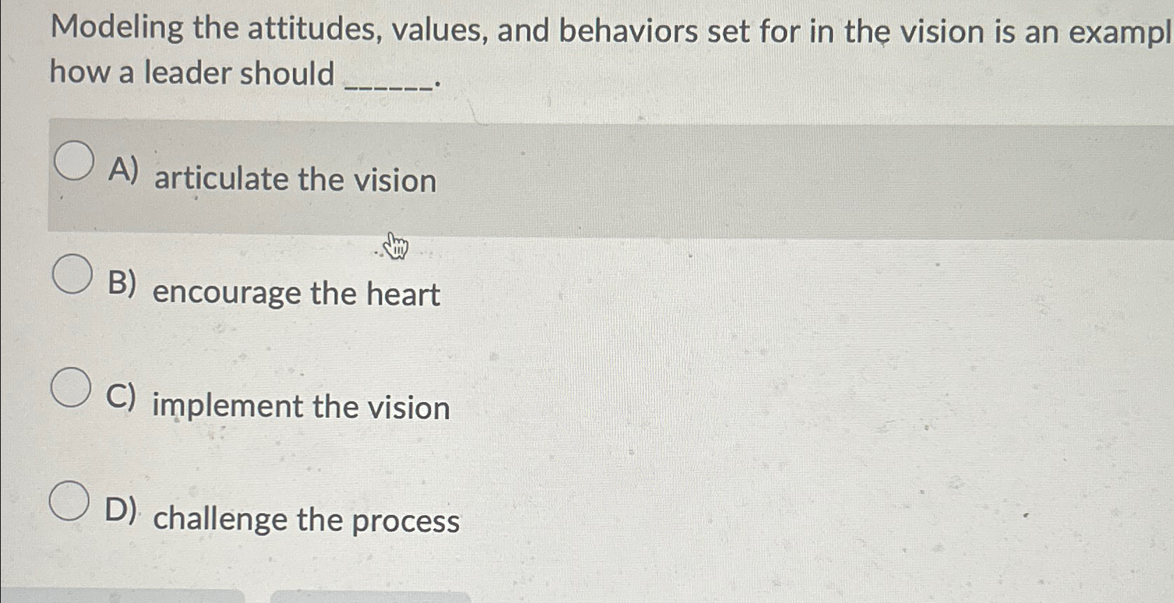 Solved Modeling the attitudes, values, and behaviors set for | Chegg.com