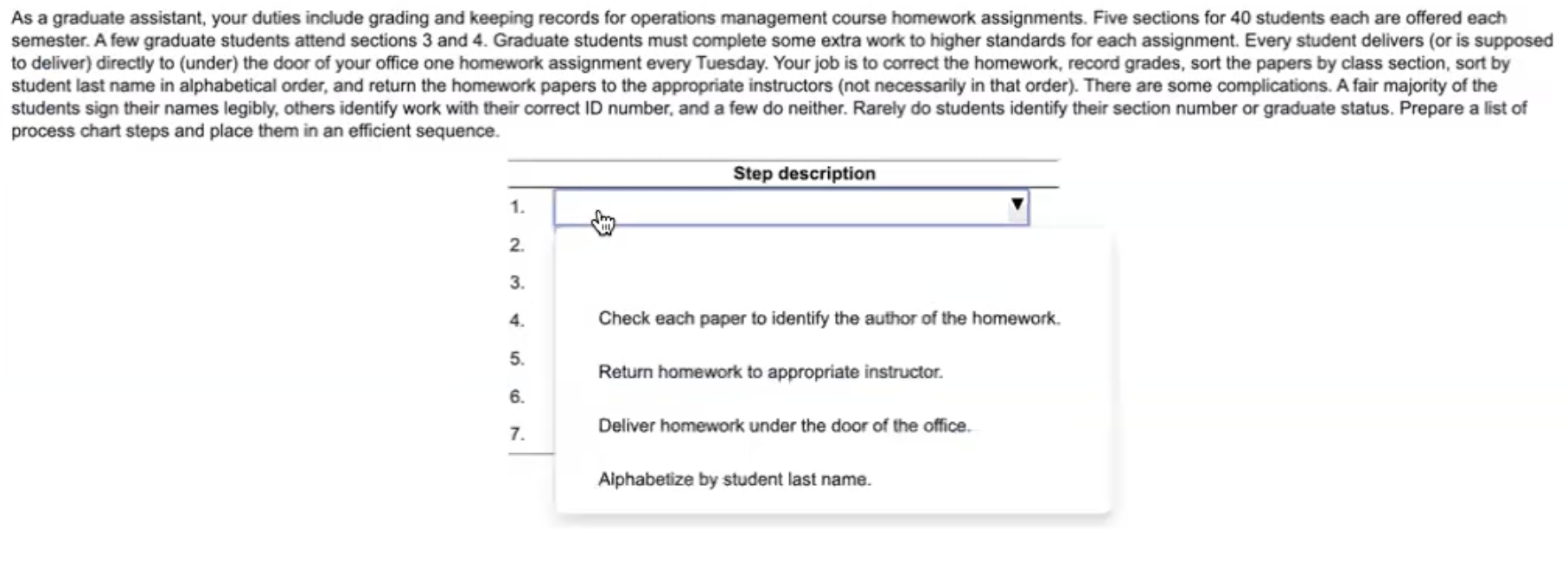 Solved As a graduate assistant, your duties include grading | Chegg.com