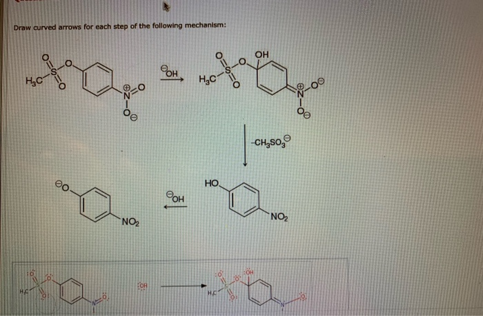 Solved Draw curved arrows for each step of the following | Chegg.com