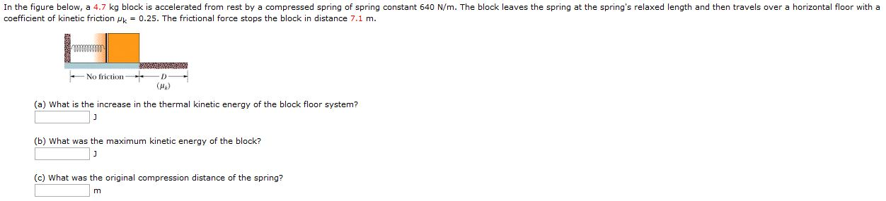 Solved In the figure below, a 4.7 kg block is accelerated | Chegg.com