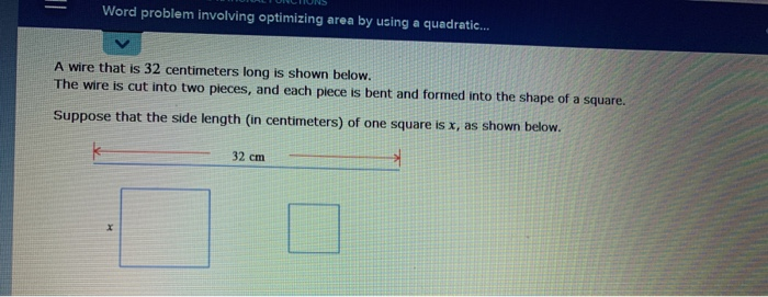 Solved Word problem involving optimizing area by using a | Chegg.com