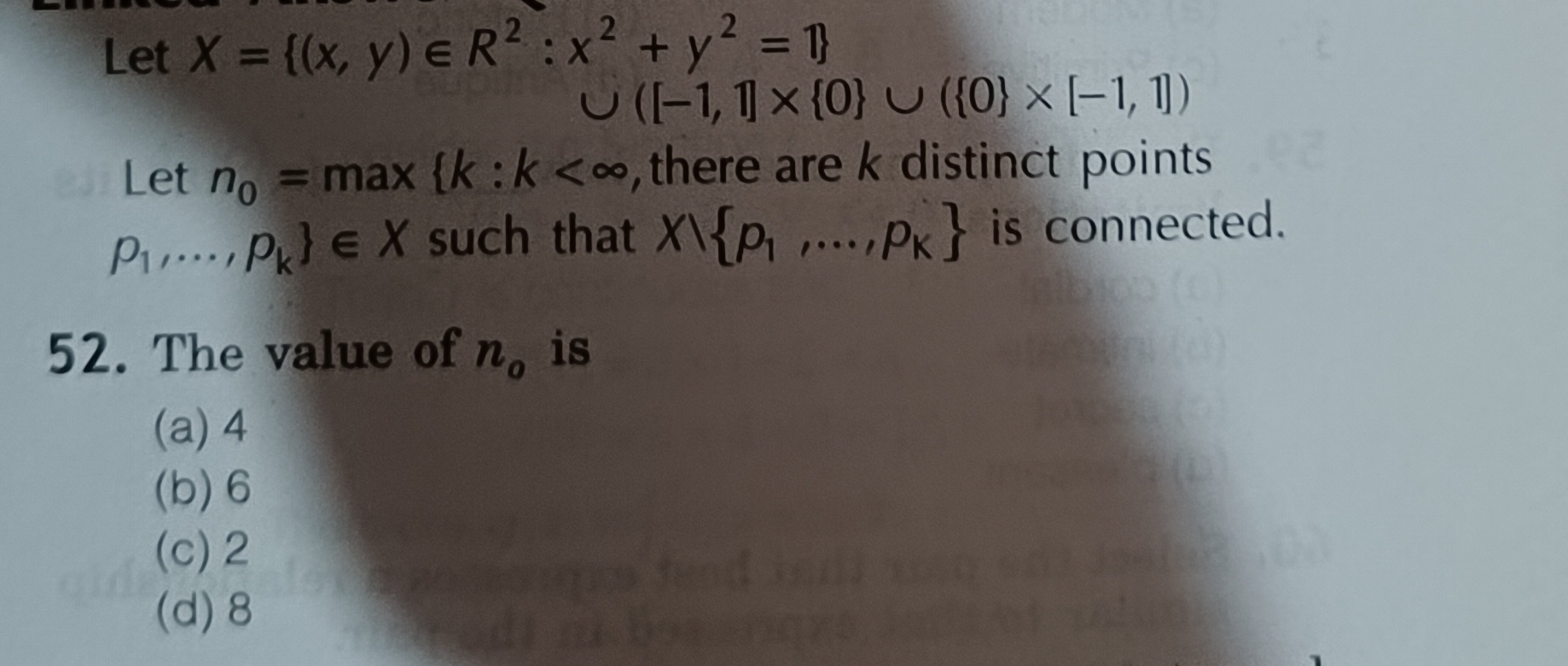 Solved Let x={(x,y)inR2:x2+y2=1}Let , ﻿there are k ﻿distinct | Chegg.com