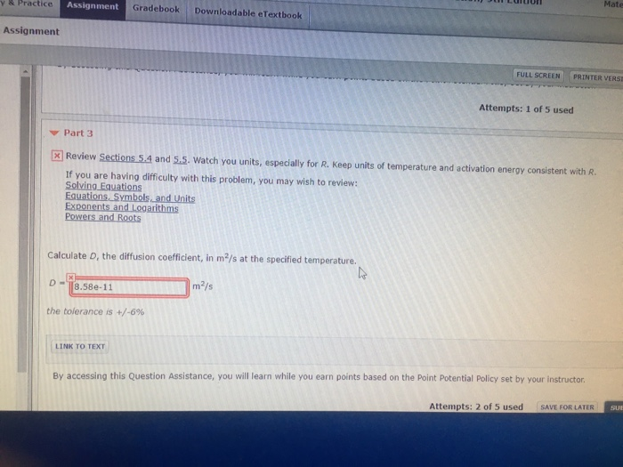 Solved FULL SCREEN PRINTER VERSION BACK Problem 5.13 (GO | Chegg.com