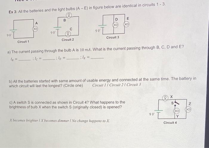 Solved Ex 2: A battery with internal resistance r=5Ω is | Chegg.com