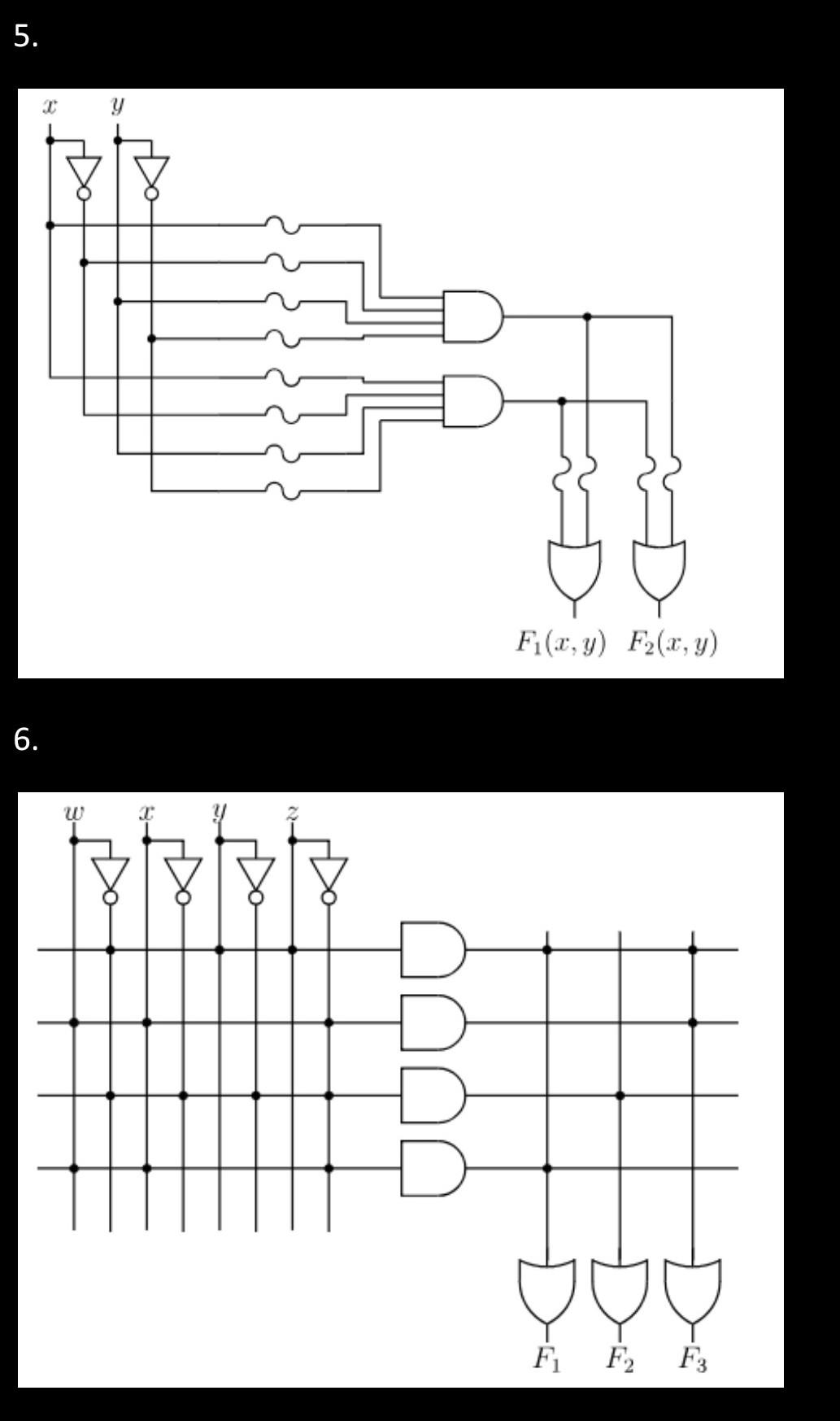 Solved Combinational Logic Circuits: Describe each of them | Chegg.com