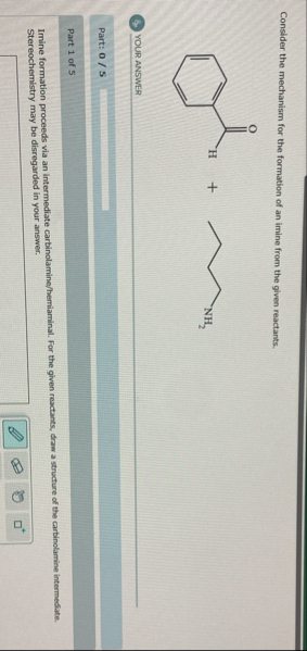 Solved Consider the mechanism for the formation of an imine | Chegg.com