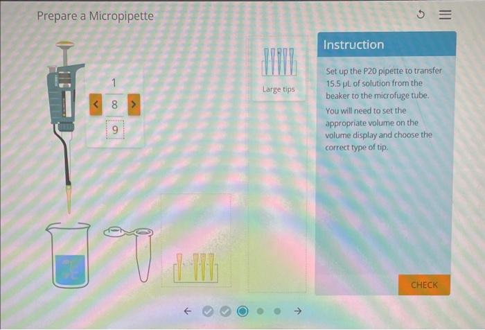 Solved Prepare a MicropipetteA P20 pipette dispenses volumes | Chegg.com