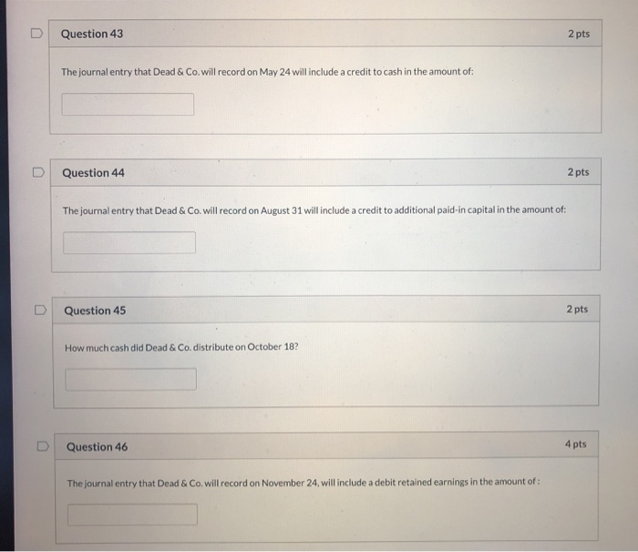 Solved Question 42 Use the following fact pattern for | Chegg.com
