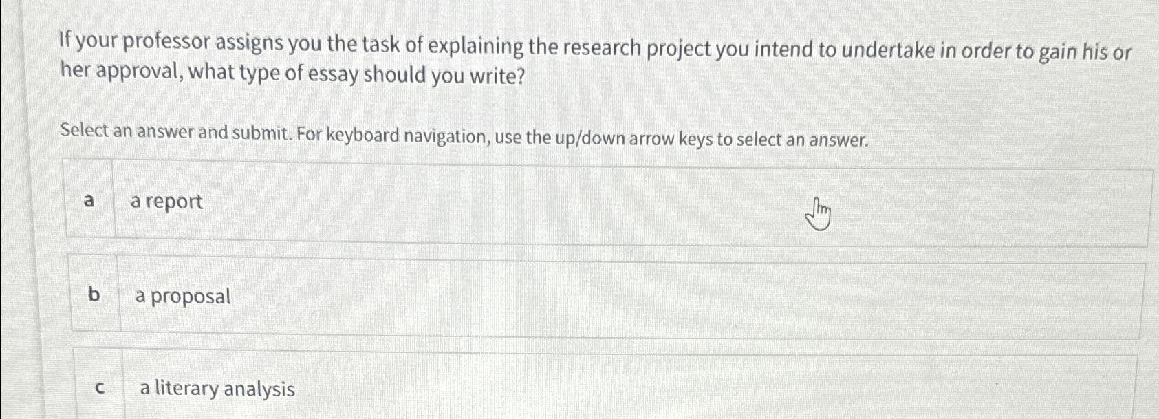 Solved If your professor assigns you the task of explaining | Chegg.com