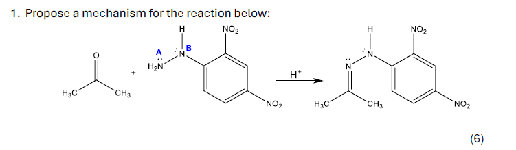 Solved Please draw a complete reaction mechanism for the | Chegg.com