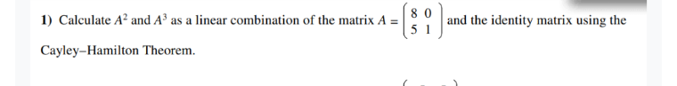 Solved 1) Calculate A2 and A3 as a linear combination of the | Chegg.com