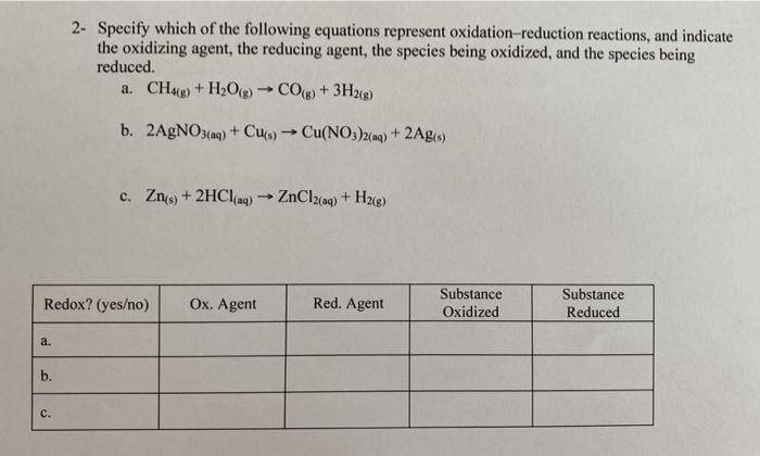 Solved 2- Specify which of the following equations represent | Chegg.com
