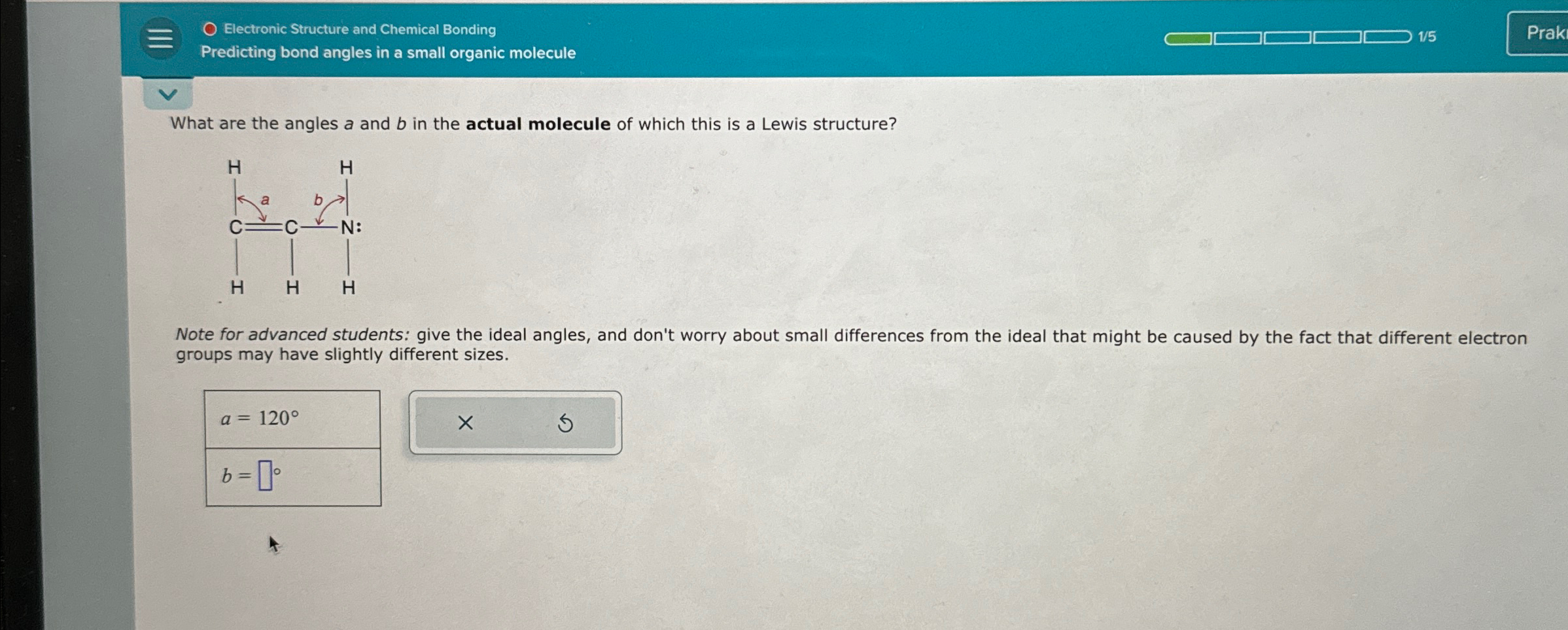 Solved Electronic Structure and Chemical BondingPredicting | Chegg.com