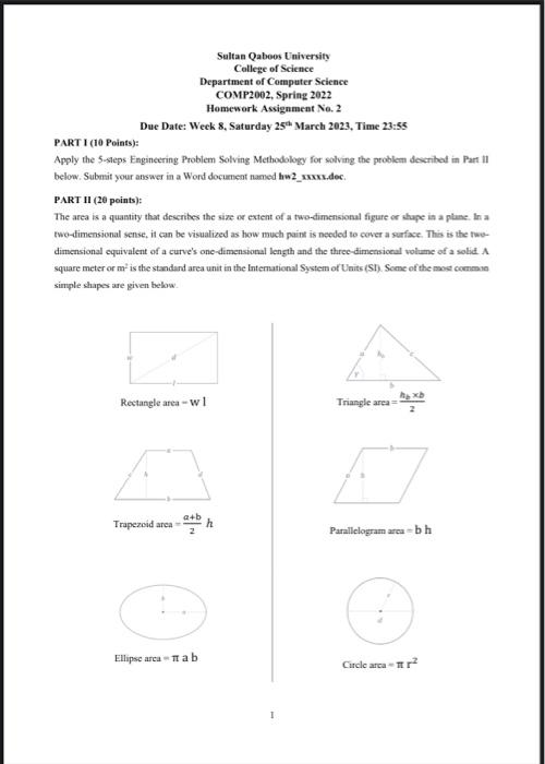 PART I (10 Points): Apply the 5-sieps: Engineering | Chegg.com