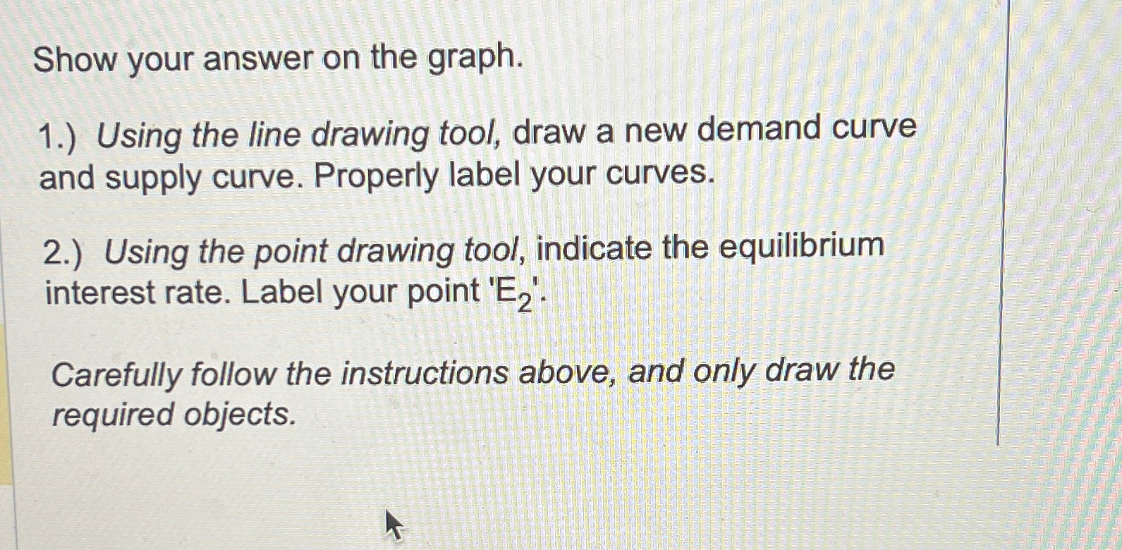 Solved Show your answer on the graph.1.) ﻿Using the line | Chegg.com