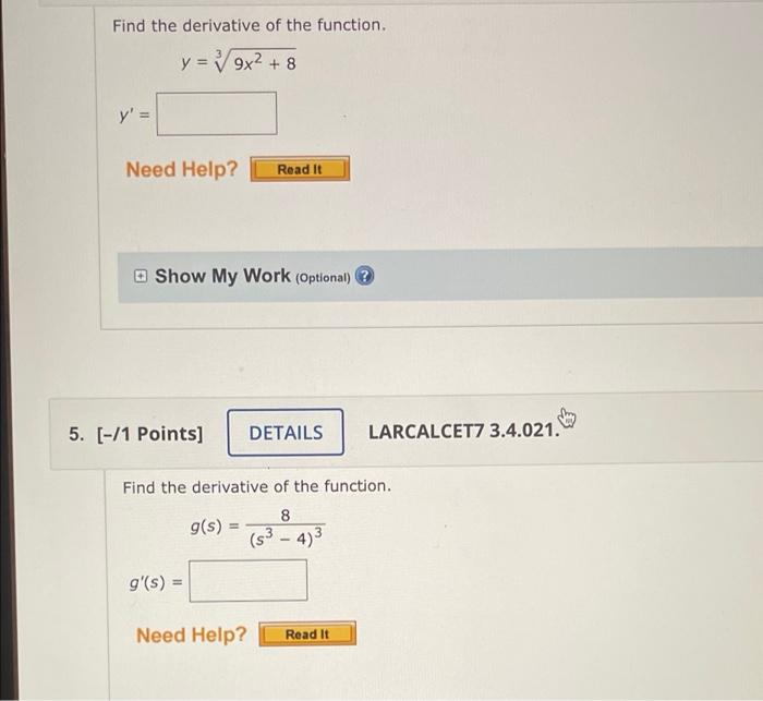 Solved Consider the following. Function Point h(t) = sint + | Chegg.com
