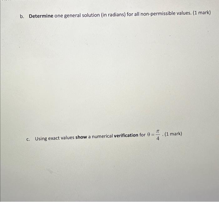 Solved Given 1+cosθsinθcosθ=tanθ1−cosθ a. Prove the | Chegg.com
