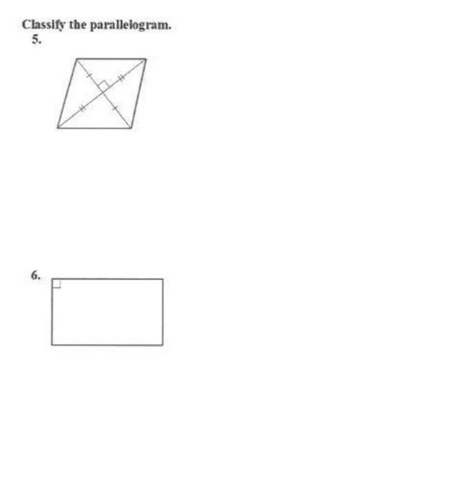 Solved Classify the parallelogram. | Chegg.com