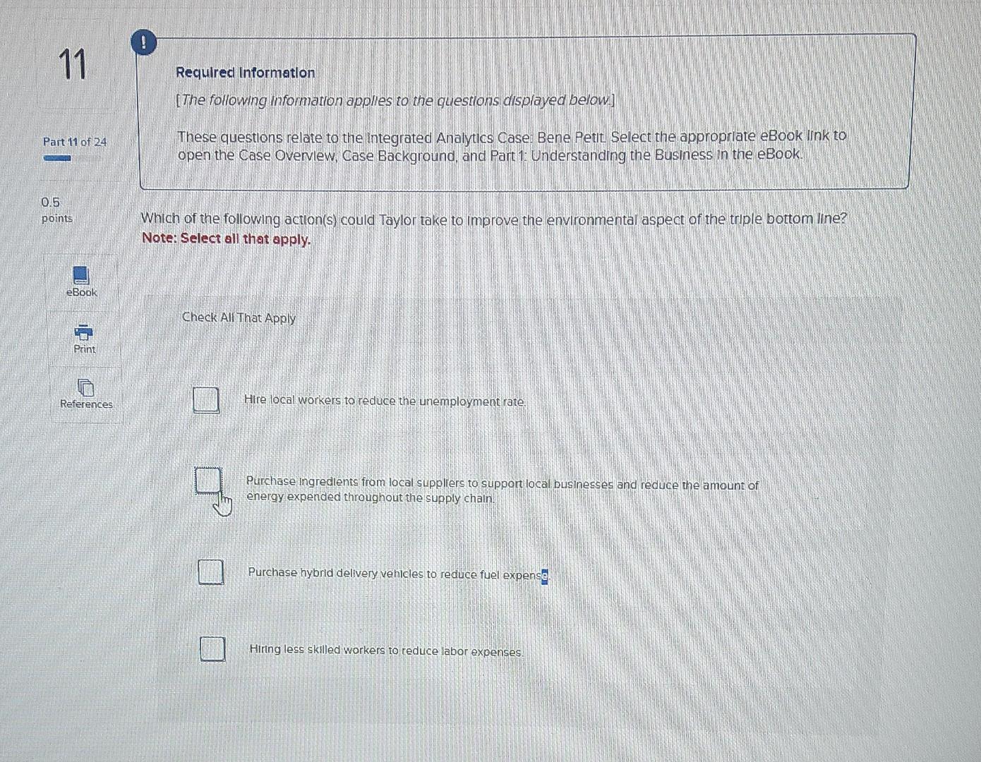 Solved Required Information The Following Information 