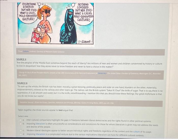 Solved SOURCEII Are the peoples of the Middle East somehow | Chegg.com