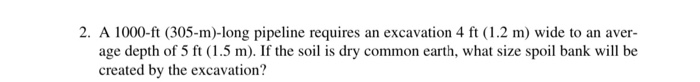Solved 1. Calculate the volume of excavation in bank measure | Chegg.com