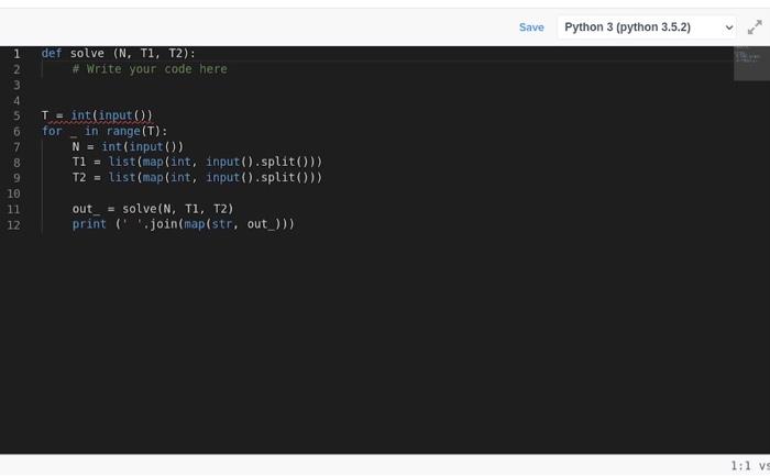 Solved in Python3, kindly consider the constraints as | Chegg.com