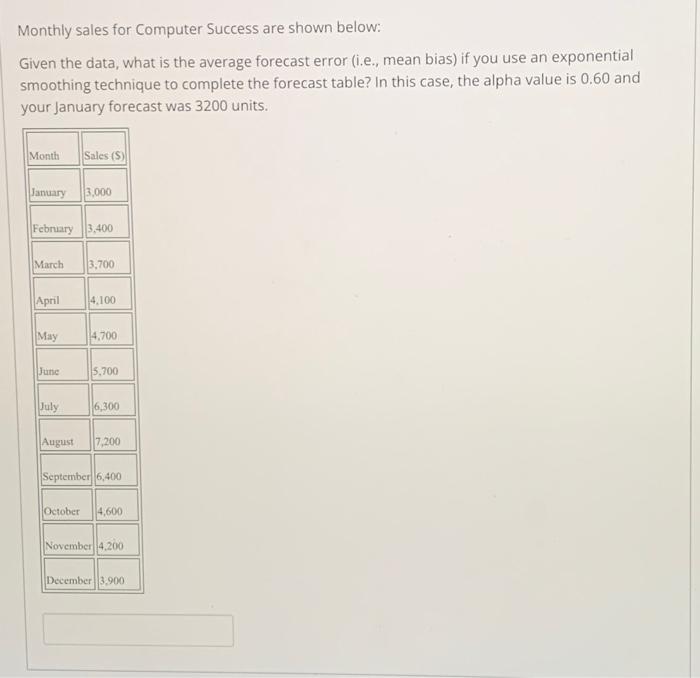 Solved Using the same data as in Question 7, what is the | Chegg.com