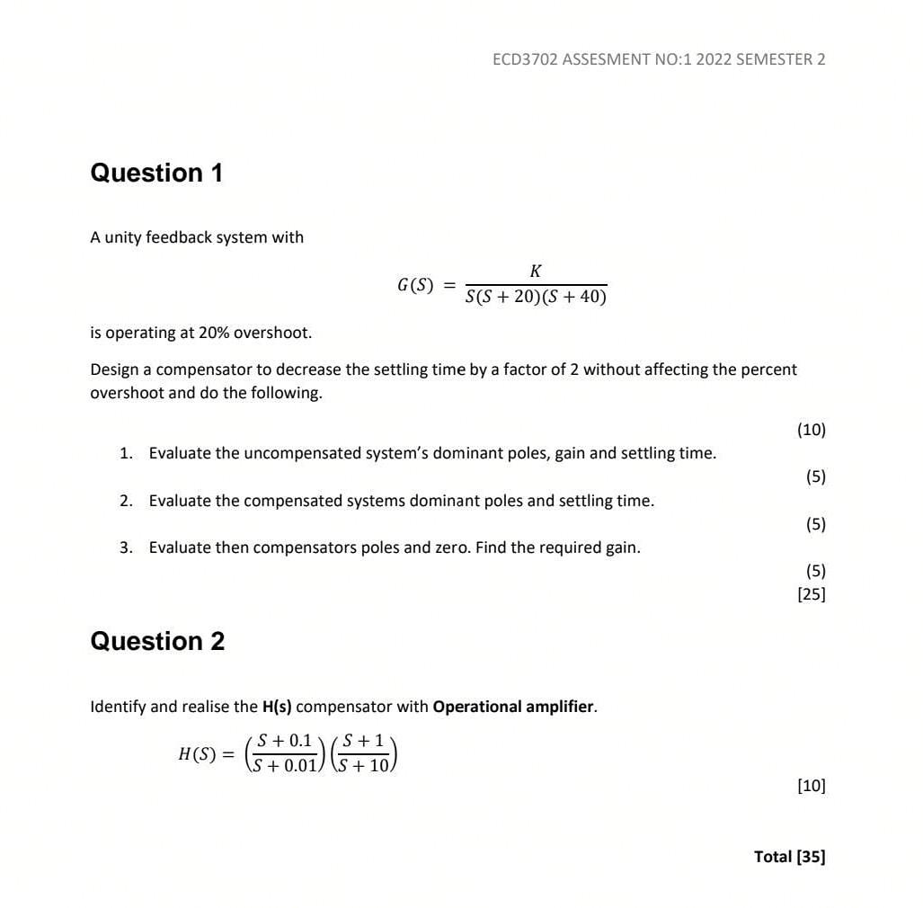 Solved ECD3702 ASSESMENT NO:1 2022 SEMESTER 2 Question 1 A | Chegg.com
