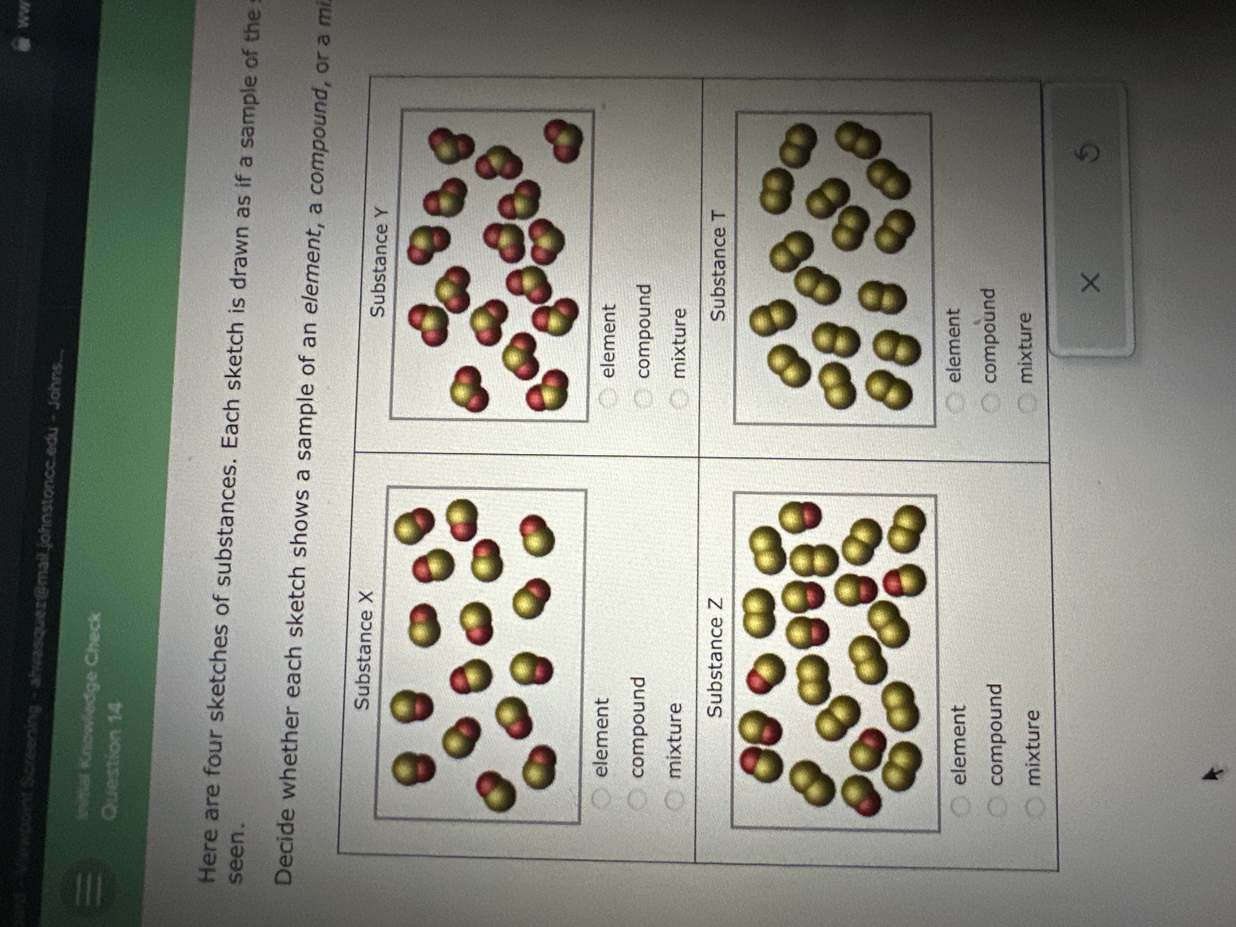 Solved Here are four sketches of substances. Each sketch is | Chegg.com