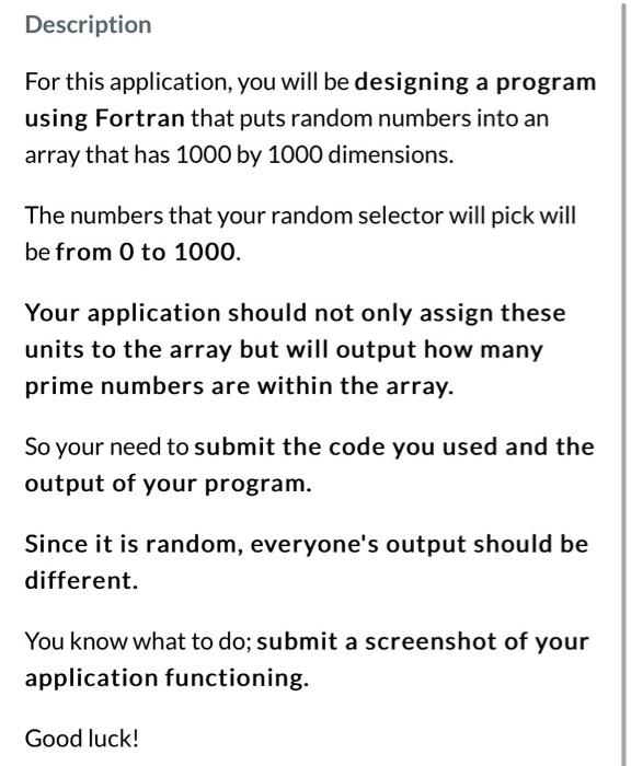 Solved can you make sure the code works and out put random | Chegg.com