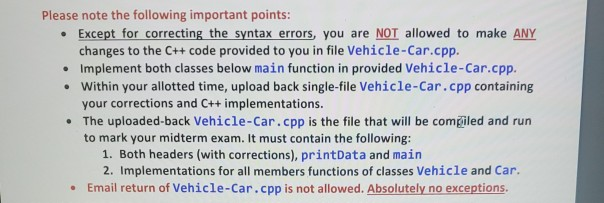 Solved A class hierarchy is composed of two classes: an | Chegg.com