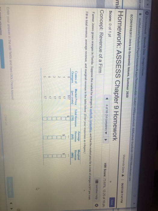 Solved My X Not sed Do Homework - Sheronda Davis - Google | Chegg.com