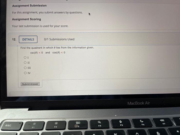 Solved Assignment Submission For this assignment, you submit | Chegg.com