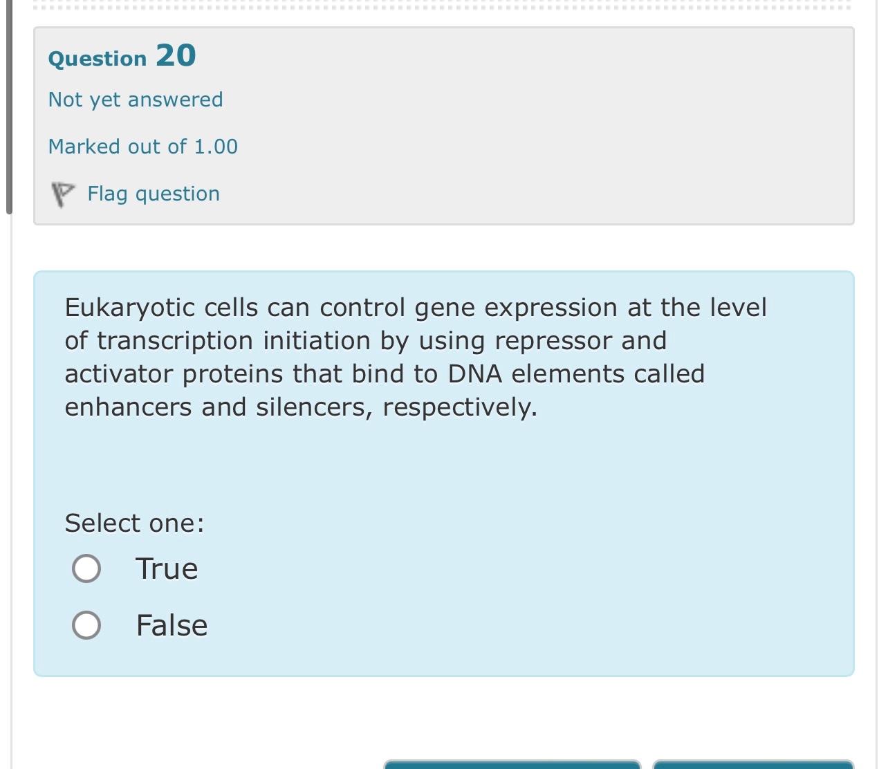 Solved Question 20Not yet answeredMarked out of 1.00Flag | Chegg.com Solved Question 20Not yet answeredMarked out of 1.00Flag | Chegg.com