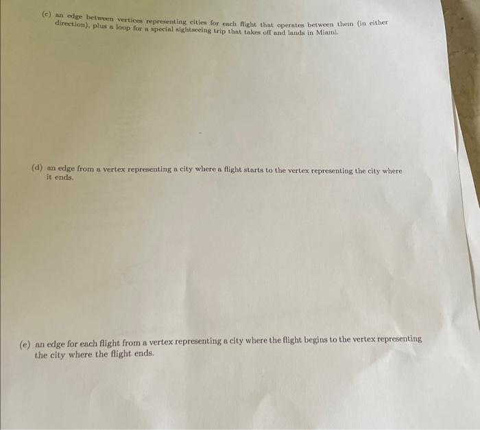 Solved Draw graph inodels, stating the type of graph (from | Chegg.com