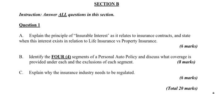 Solved Instruction: Answer ALL questions in this section. | Chegg.com