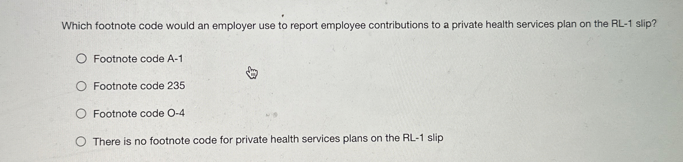 Solved Which footnote code would an employer use to report | Chegg.com