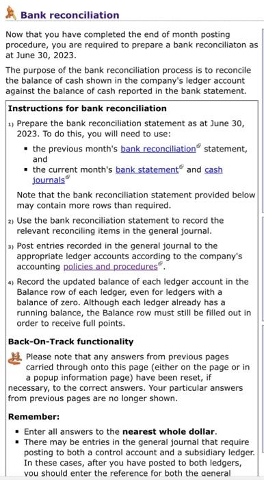Solved Bank reconciliation Now that you have completed the | Chegg.com
