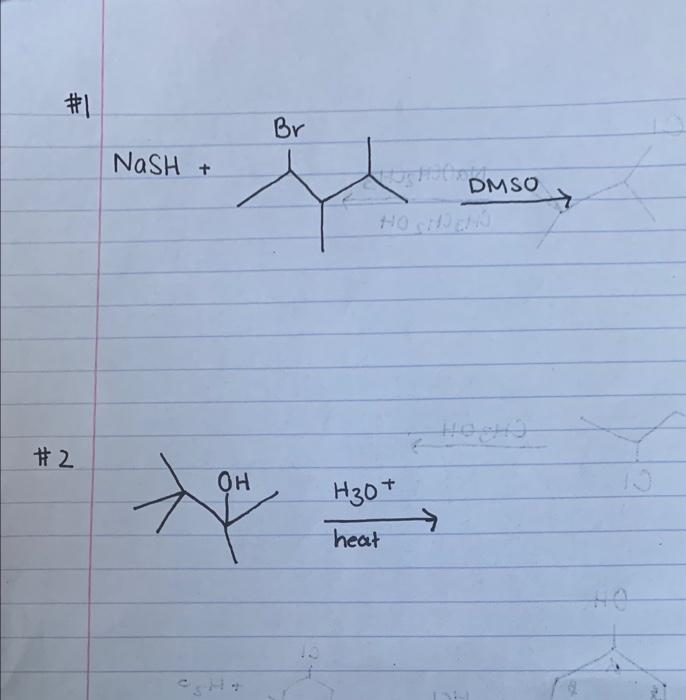 Solved Draw detailed stepwise mechanisms for the major | Chegg.com